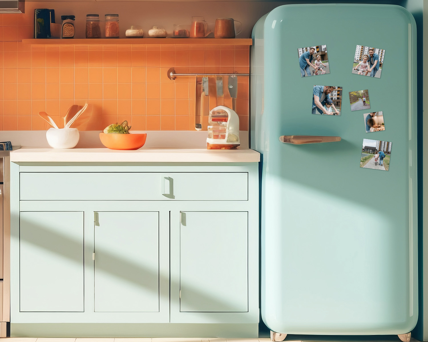 Imán con foto CUADRADO - Revelado 24